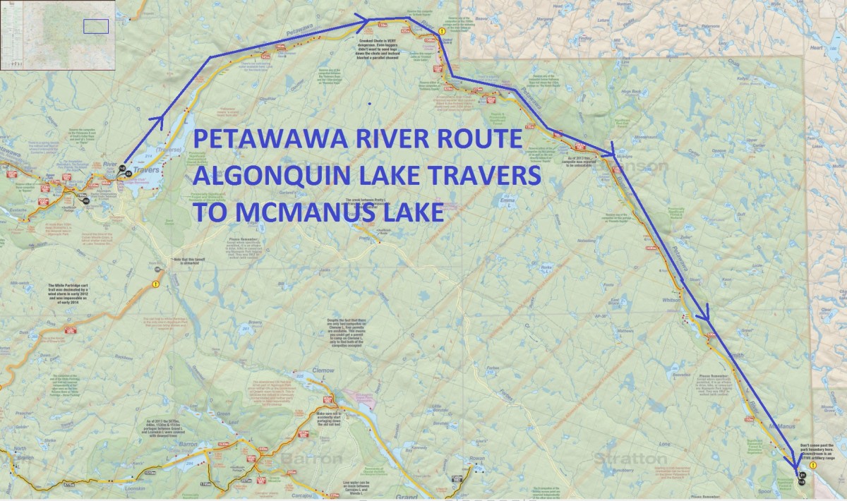 Petawawa River Route - my favorite canoe route: - Paddle In The Park ...