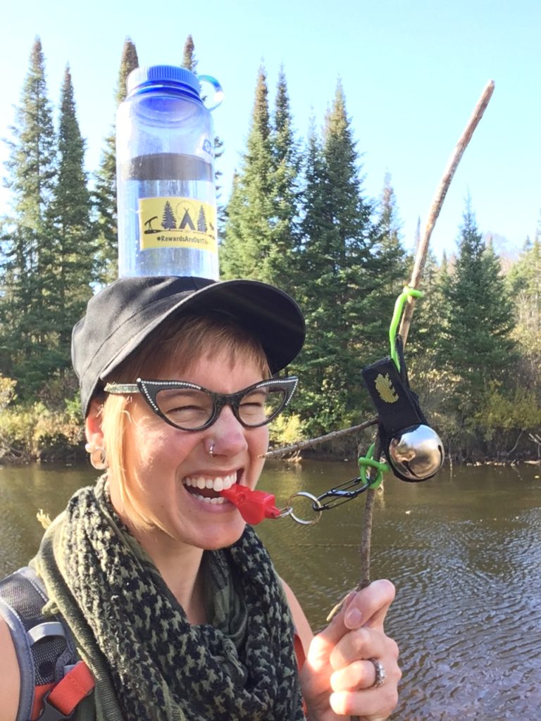 A one man band. Rigged up my own Jingling Johnny in the trail. - Paddle ...